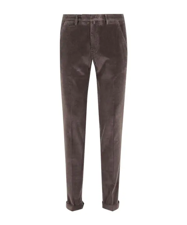 BRIGLIA 1949 Casual Trousers With Belt Loops - Black