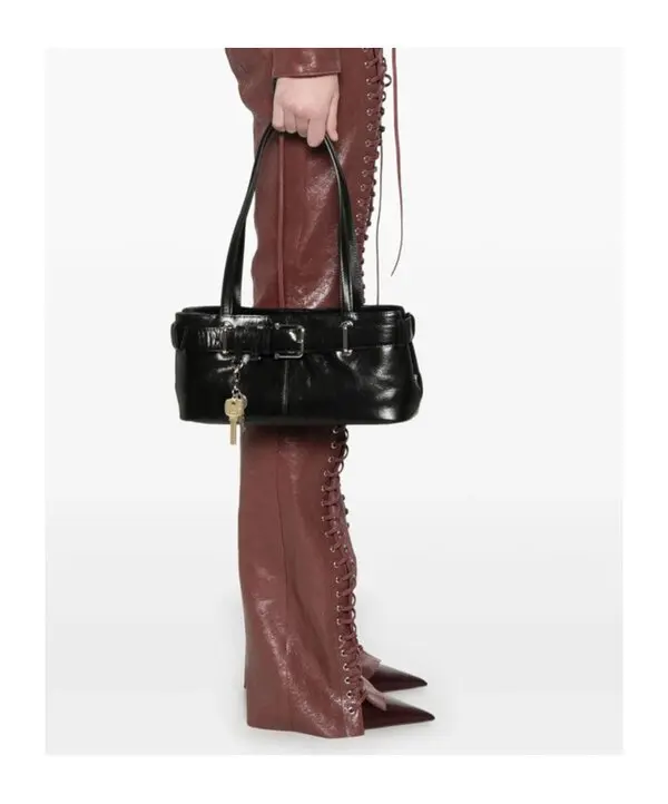 OSOI Mini Brocle Shoulder Bag - Black