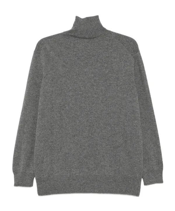 Malo High-neck Cashmere Sweater - Grey