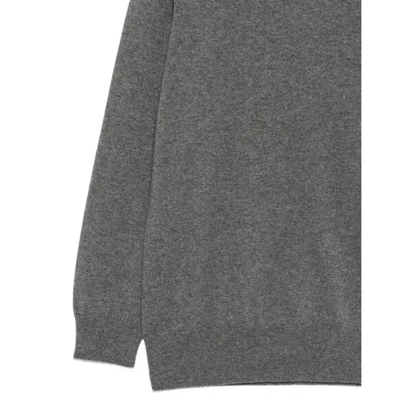 Malo High-neck Cashmere Sweater - Grey