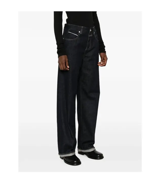 Closed Nikka Logo-patch Wide-leg Jeans
