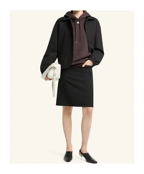 COURREGES Vinyl-collar Bomber Jacket