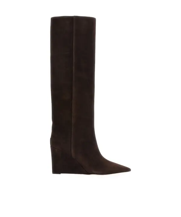 JIMMY CHOO Blake Kb 85 Wedge Boots - Brown