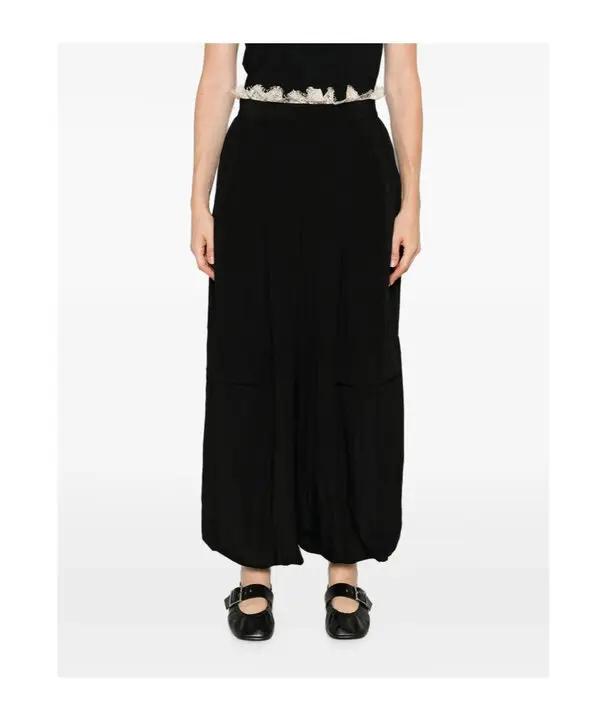 Sea Lace-trimmed Cargo Trousers
