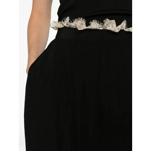 Sea Lace-trimmed Cargo Trousers