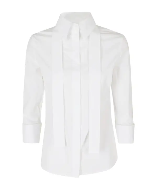 Elisabetta Franchi Long-sleeved Shirt - White