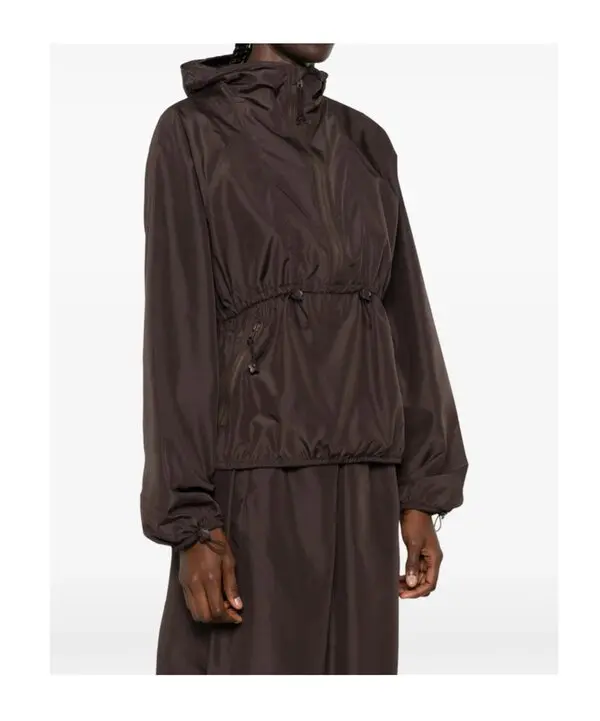 Cecilie Bahnsen Long-sleeved Casual Jacket With Drawstring Waist