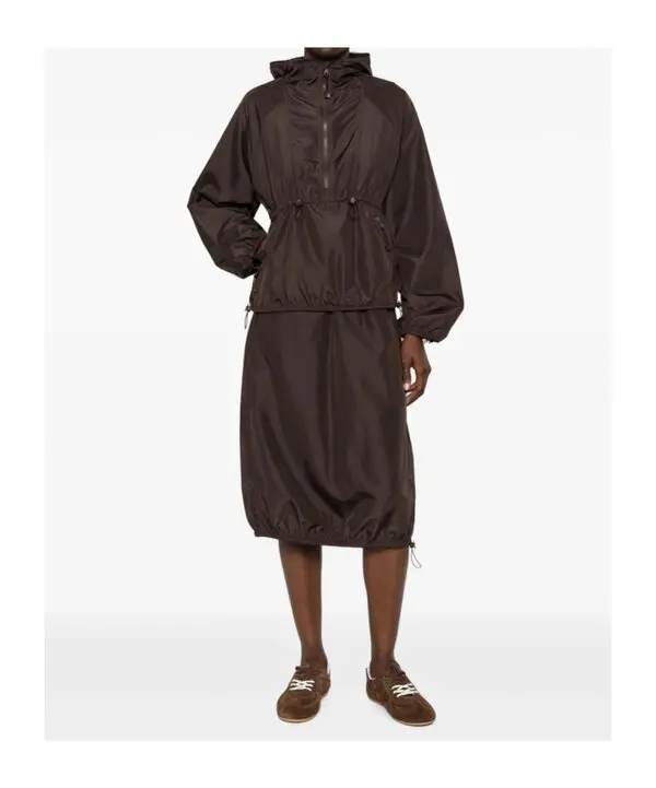 Cecilie Bahnsen Long-sleeved Casual Jacket With Drawstring Waist