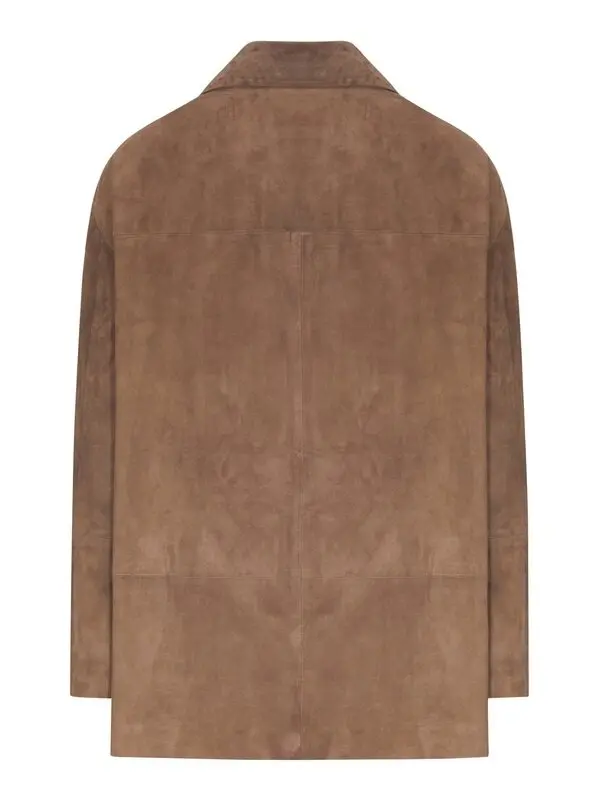 Max Mara Single-breasted Patch Pocket Coat - Brown