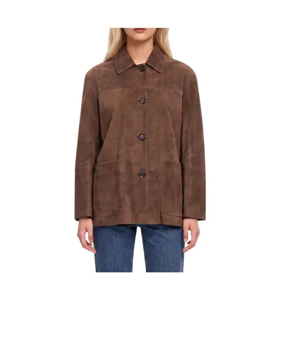 Max Mara Single-breasted Patch Pocket Coat - Brown