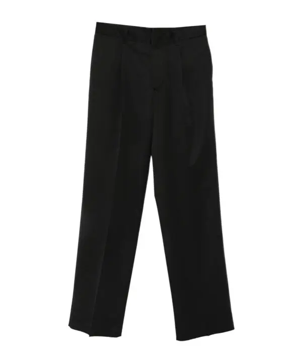 LARDINI Pleated Tailored Trousers - Black