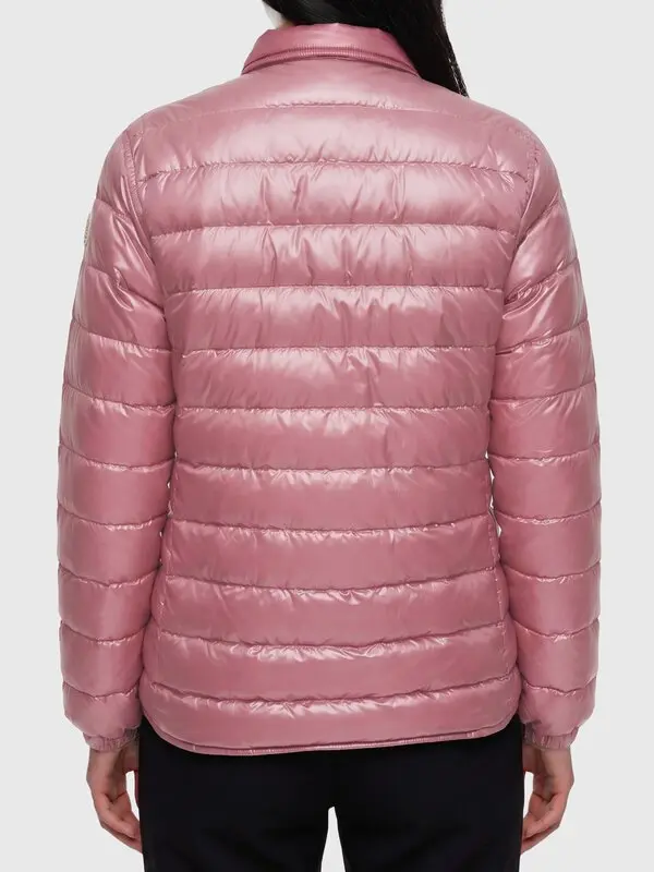 Moncler Fouine Down Shirt Jacket - Pink