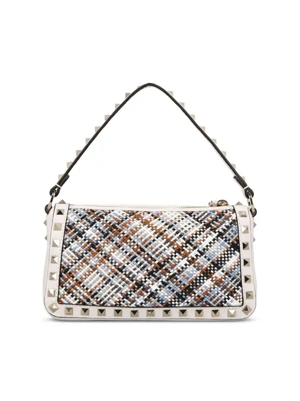Valentino Garavani Studded Shoulder Bag - White