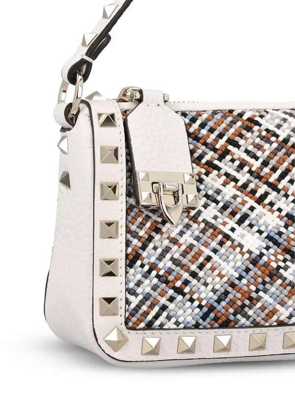 Valentino Garavani Studded Shoulder Bag - White