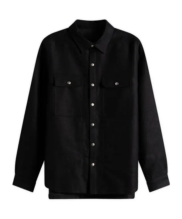 Rick Owens Long-sleeve Shirt-style Jacket - Black