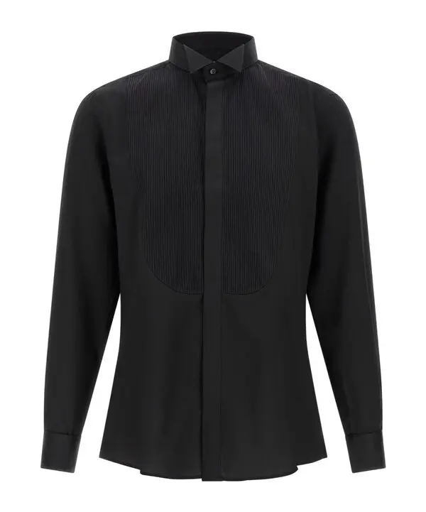 Pal Zileri Tuxedo Shirt - Black