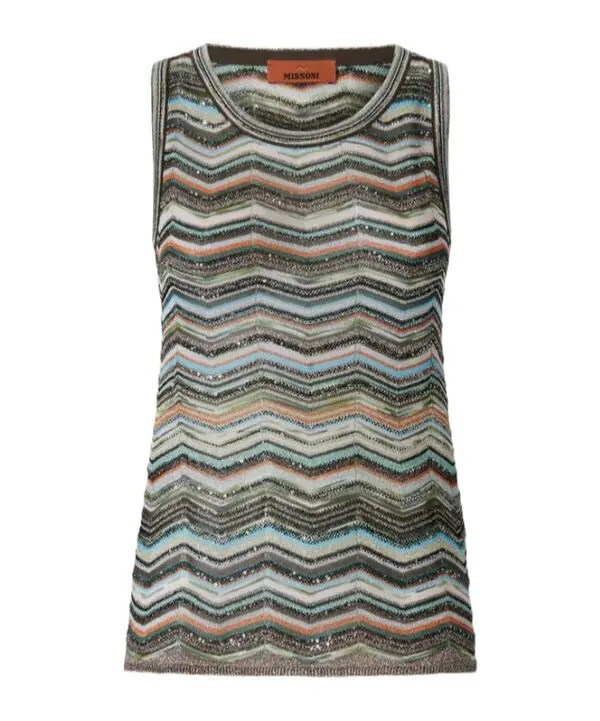 Missoni Zigzag-knit Top