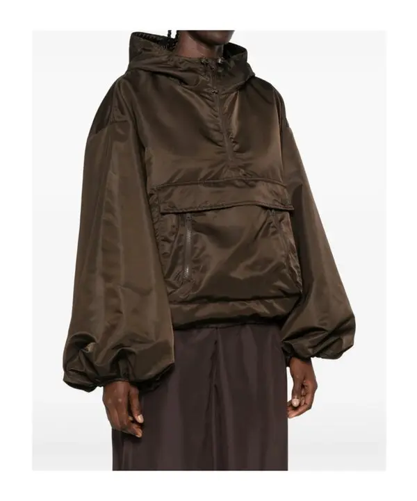Cecilie Bahnsen Long-sleeved Casual Jacket With Half-zip Closure