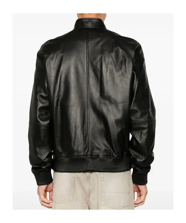 Dsquared2 Zip-up Leather Jacket