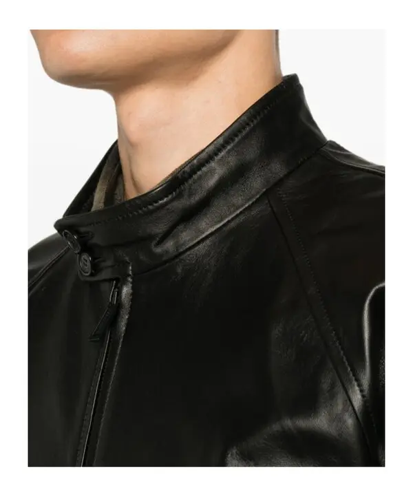 Dsquared2 Zip-up Leather Jacket