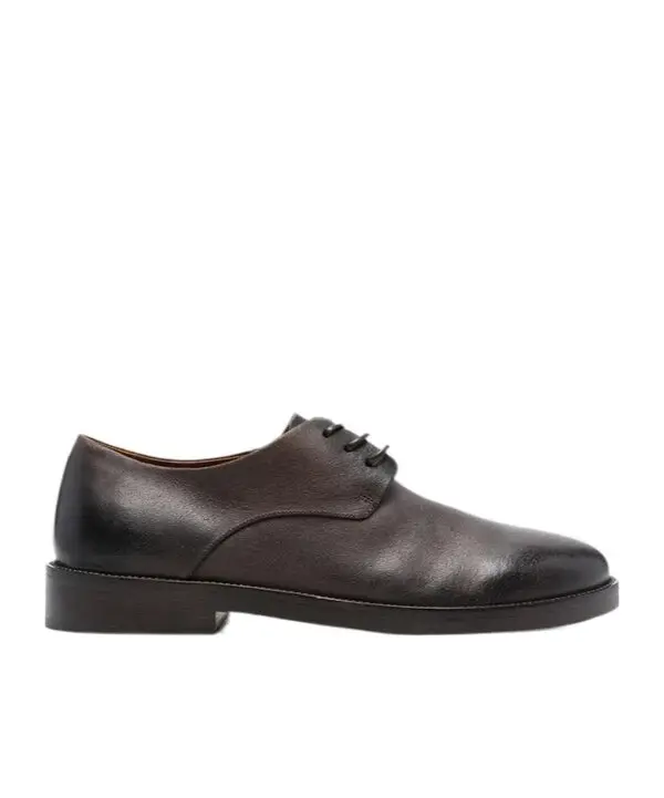 Marsèll Lace-up Leather Derby Shoes - Dark Brown