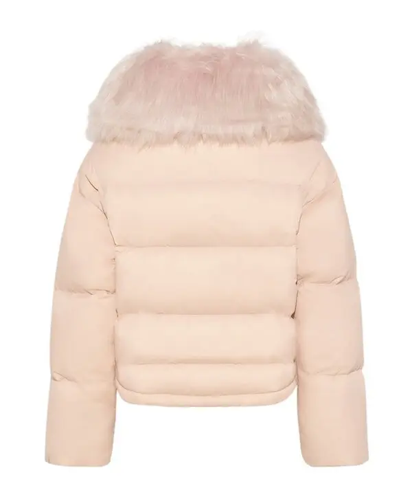 YVES SALOMON Shearling-trim Down Jacket