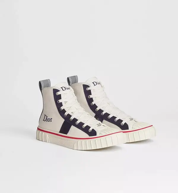 Dior High-top Lace-up Sneakers