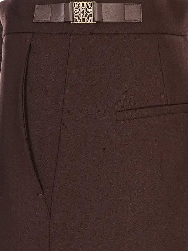 Max Mara Mxmacino Logo Plaque Trousers
