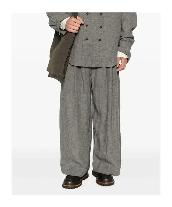 ZIGGY CHEN Check-pattern Trousers