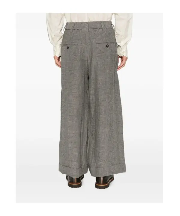 ZIGGY CHEN Check-pattern Trousers