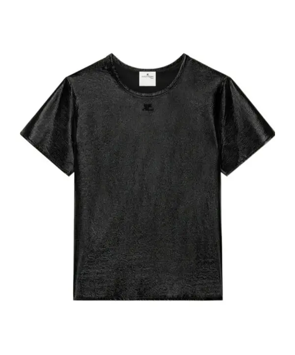 COURREGES Logo-patch T-shirt