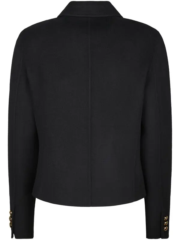 Max Mara Regular Fit Varsity Jacket With Button Closure And Pocket Detailing - No