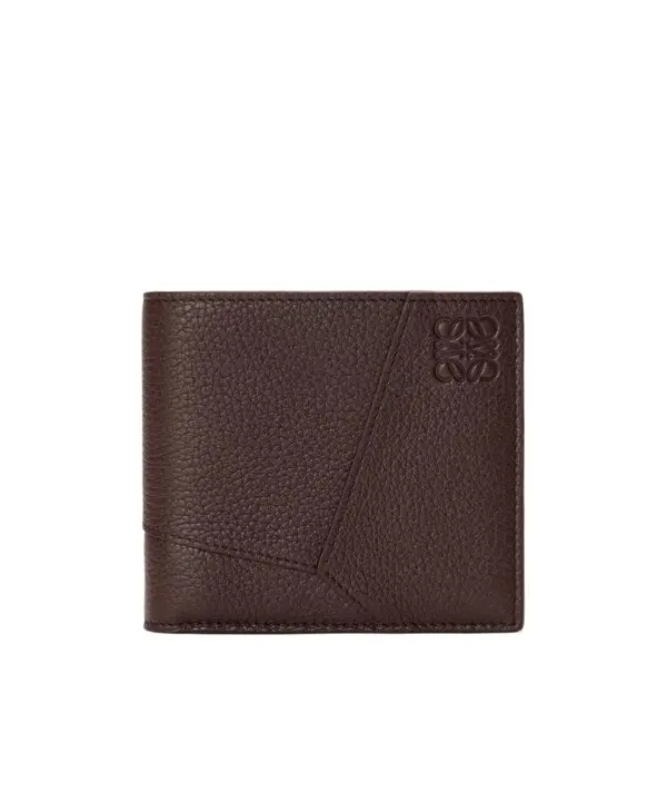 Loewe Puzzle Bi-fold Wallet - Chocolate