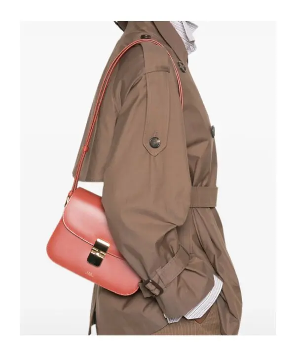 A.p.c. Grace Leather Shoulder Bag