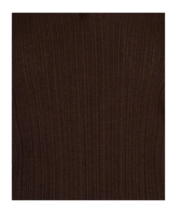 Agnona Collared Knit Sweater