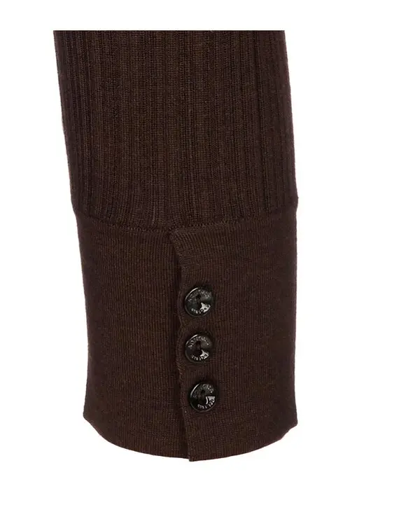 Agnona Collared Knit Sweater
