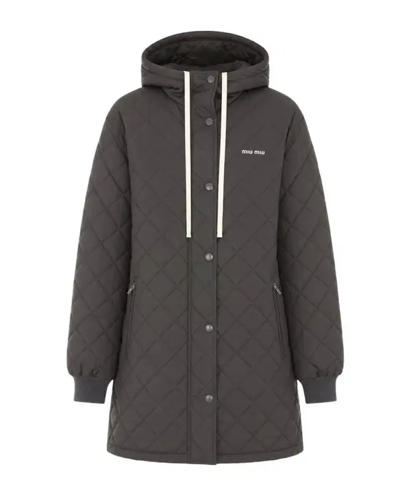 Miu Miu Hooded Down Jacket