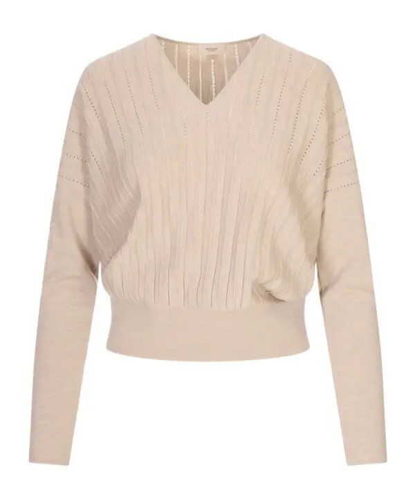 Agnona V-neck Knit Pullover