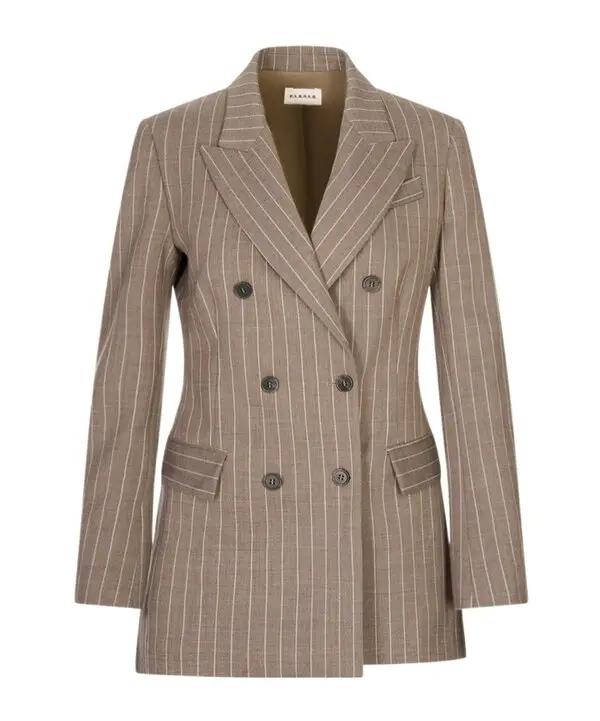 P.a.r.o.s.h Double-breasted Pinstripe Blazer