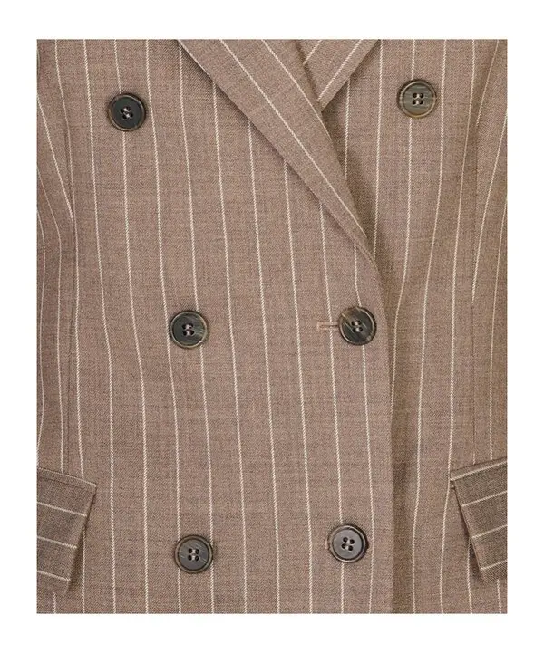 P.a.r.o.s.h Double-breasted Pinstripe Blazer