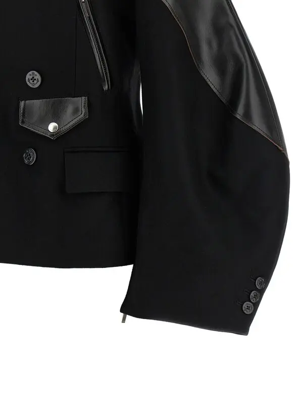 Sacai Melton Wool Jacket
