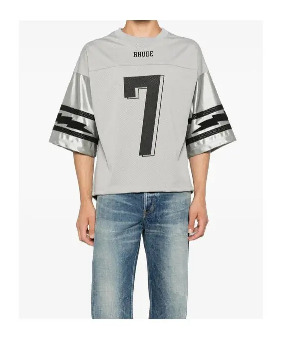 Rhude Lightning Football T-shirt