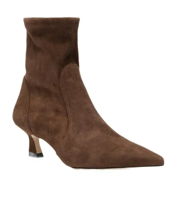 STUART WEITZMAN Pointed-toe High-heeled Ankle Boots