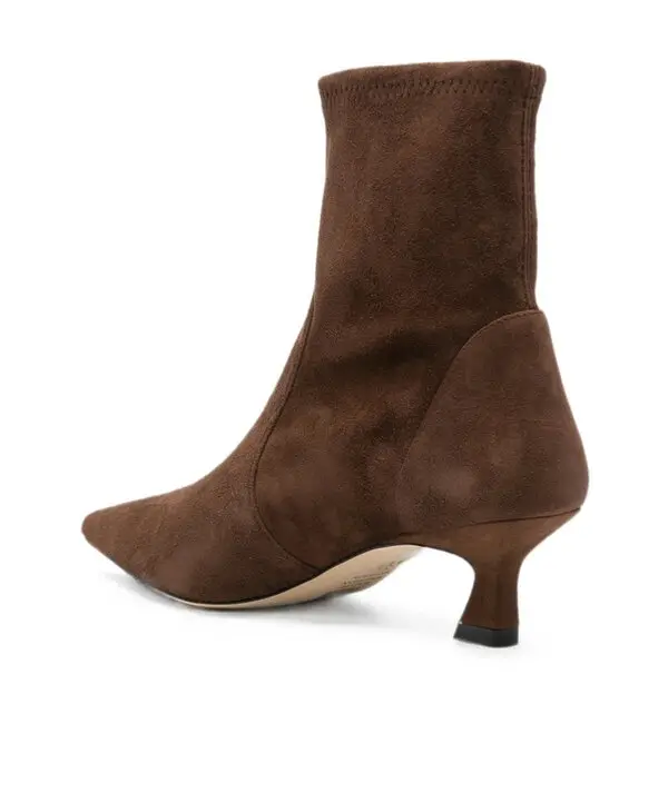 STUART WEITZMAN Pointed-toe High-heeled Ankle Boots