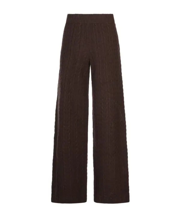 Agnona Ribbed Knit Casual Trousers