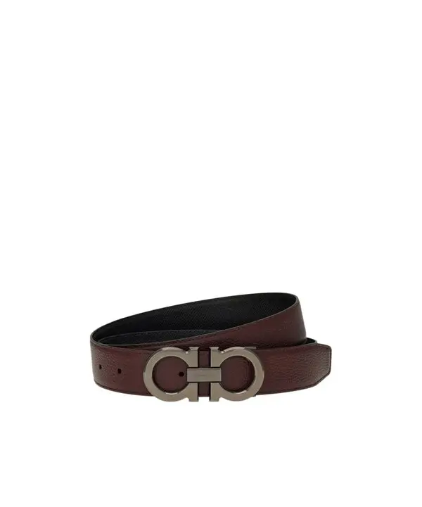 FERRAGAMO Reversible Gancini Belt