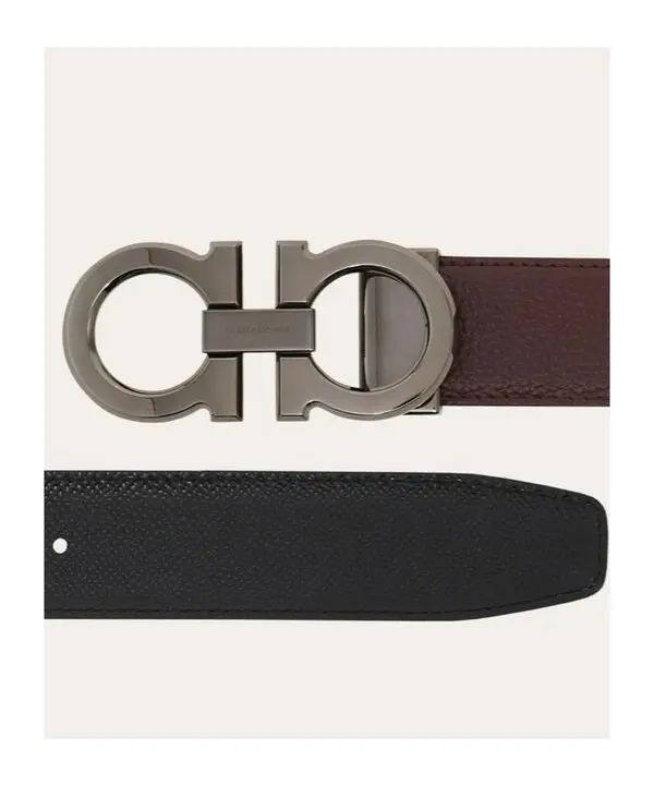 FERRAGAMO Reversible Gancini Belt