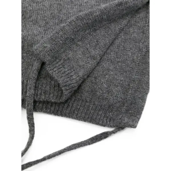 Simone Rocha Embellished Tie Beanie Hat