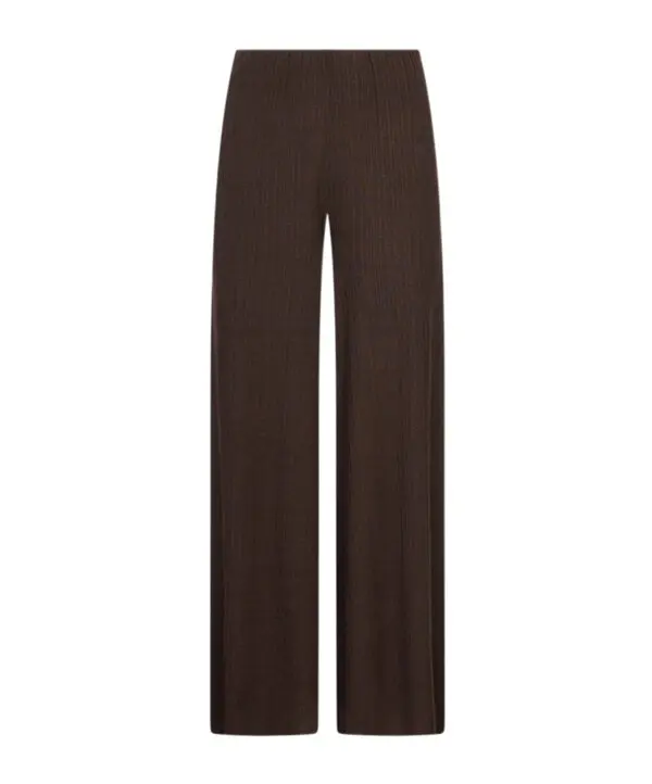 Agnona Straight-leg Ribbed Casual Pants