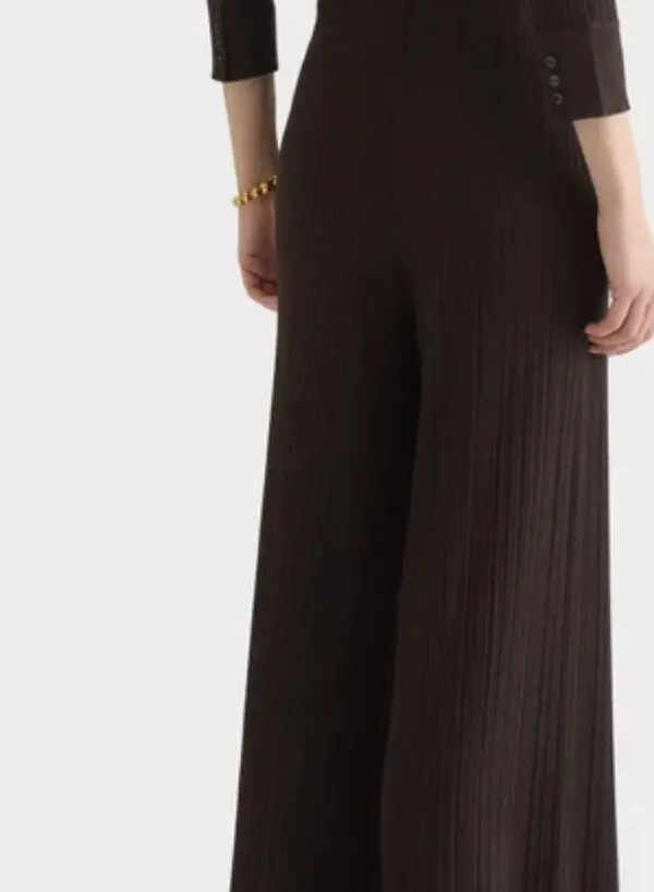 Agnona Straight-leg Ribbed Casual Pants